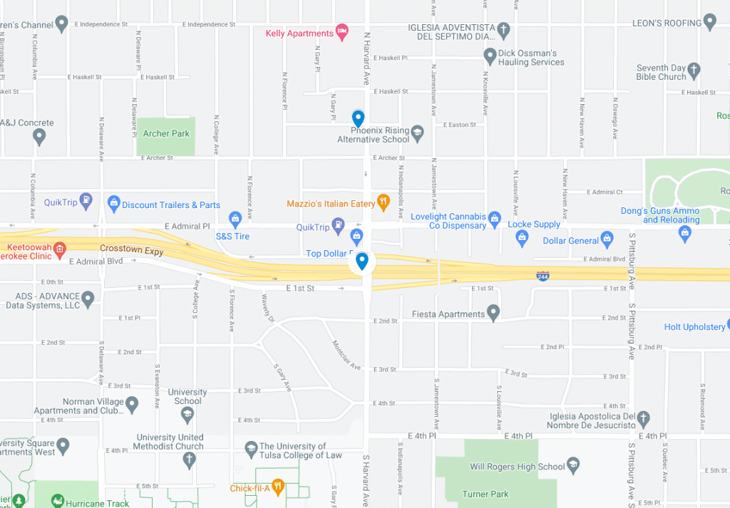 Oklahoma Highway Patrol Map